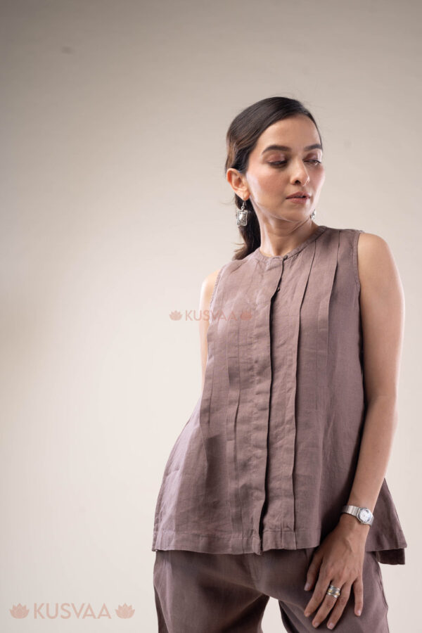 Buy Gorgeous COOD135 Yashvi Linen Co-ord Set Online | Kusvaa